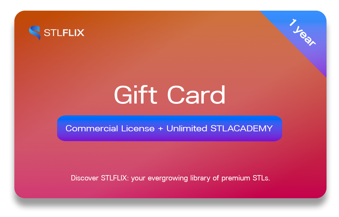 GIFT CARD – STLSTORE, the STLFLIX store – PLA Filaments and 3D Printing ...